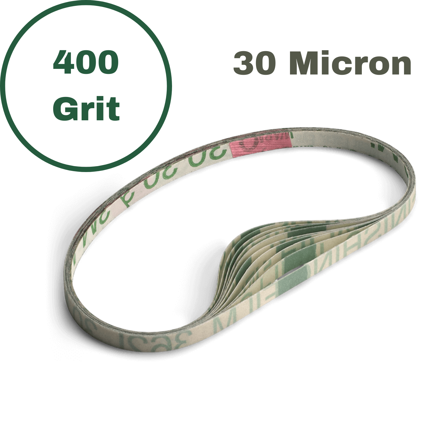 1/4" Microfinishing Film 30 Micron - 400 Grit - 10 Pack – Lumberton
